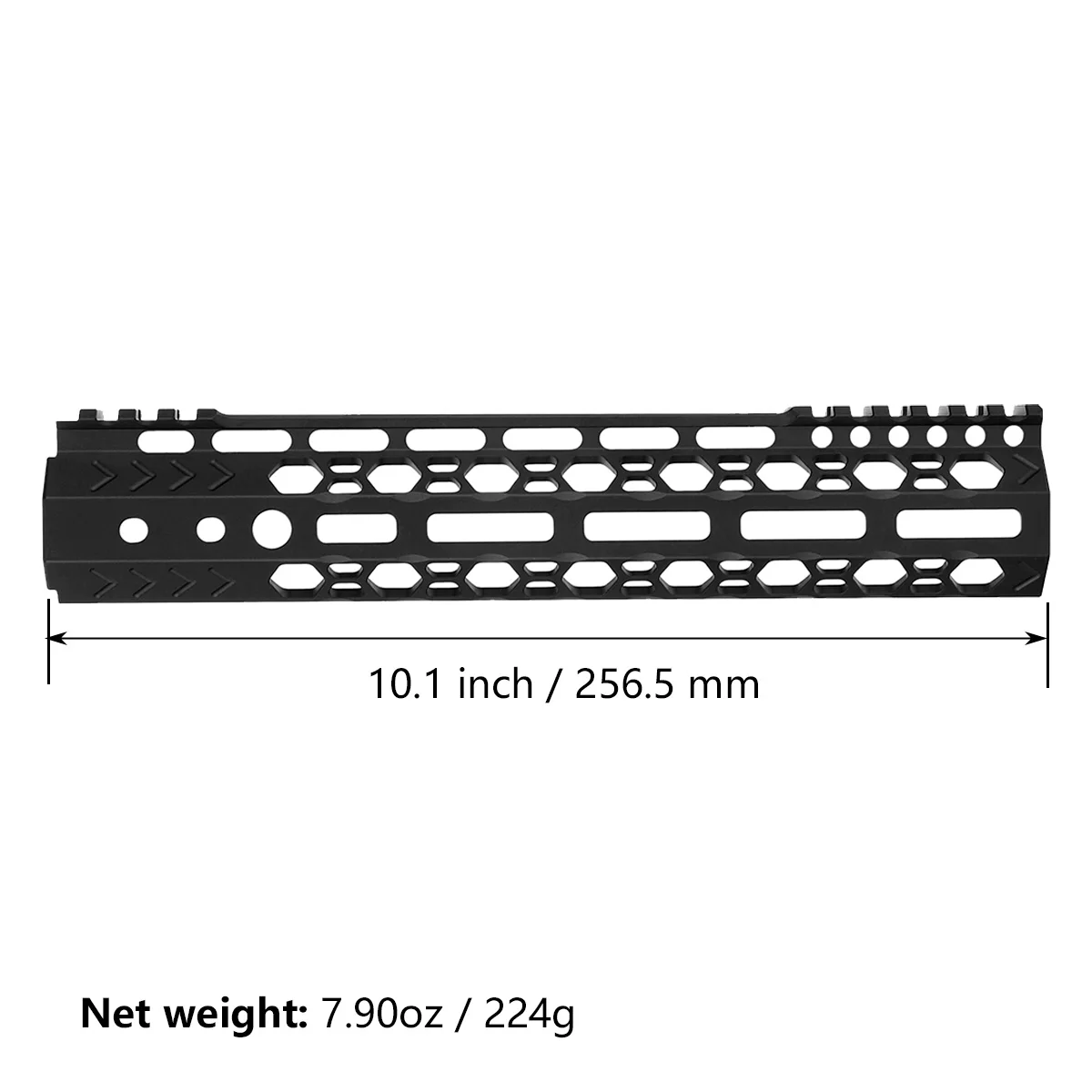 10" AR15 MLOK Picatinny Freefloat Handguard Picatinny MLOK AR15 ...